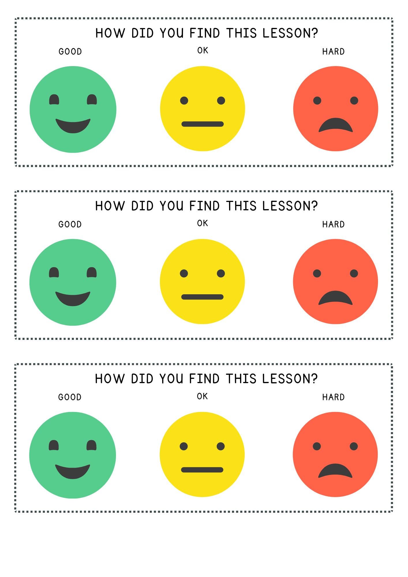 Lesson Reflection Worksheet and Table Flashcards - Helpful Teacher ...