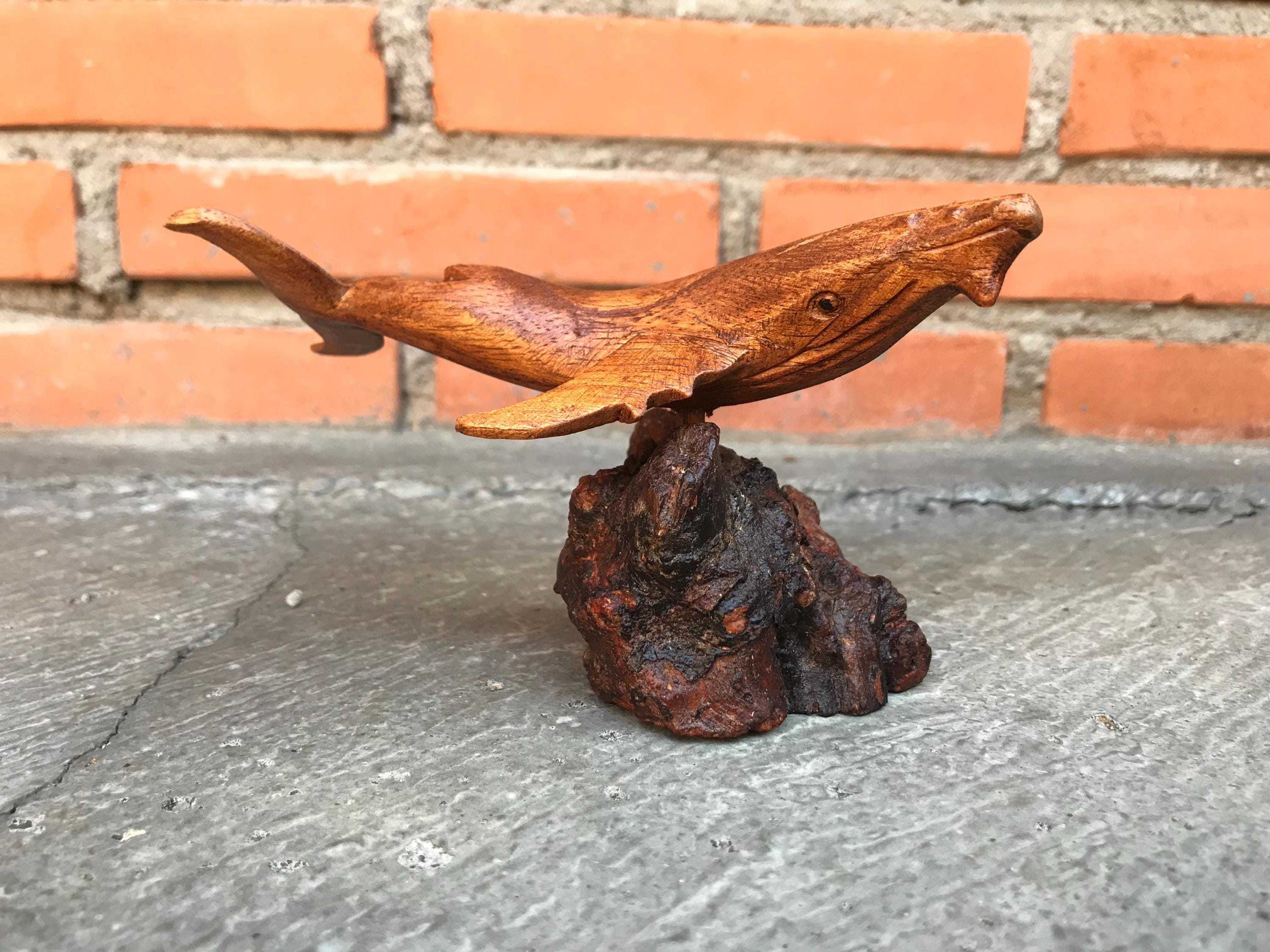Wooden Humpback Whale, Humpback Whale Sculpture, Home Decor, Gift for ...