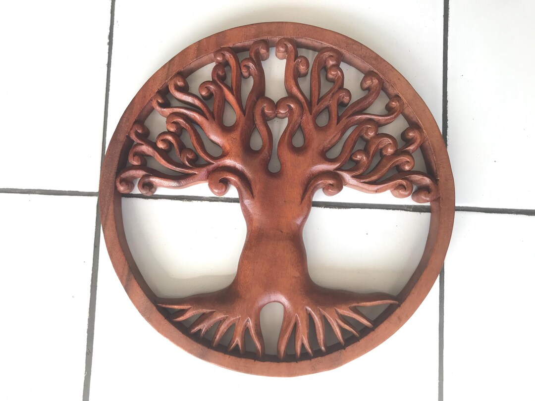 Wooden Big Tree of Life Wall Decor, Big Tree of Life Wall Art, Hanging ...
