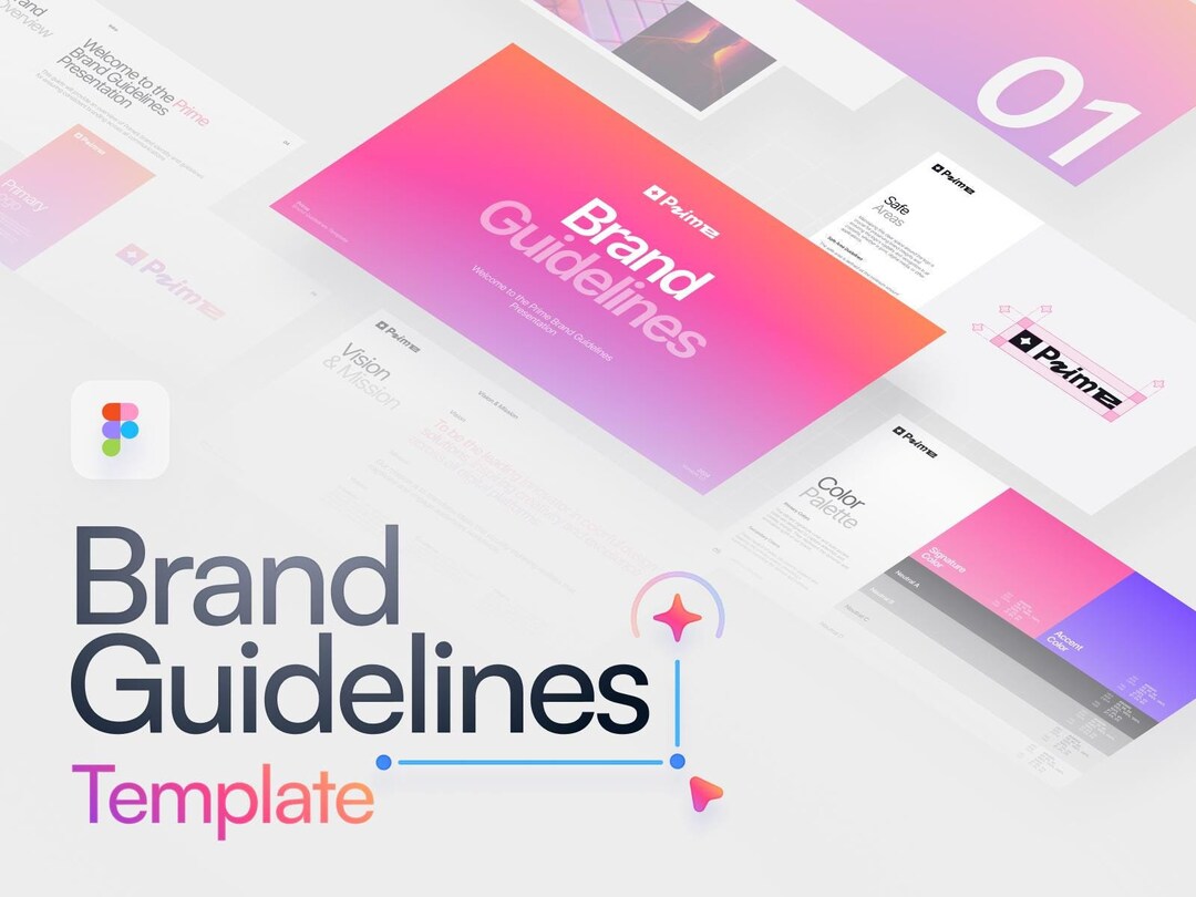 Prime Brand Guidelines Figma Template - Etsy