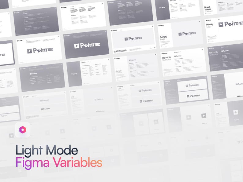 Prime Brand Guidelines Figma Template - Etsy