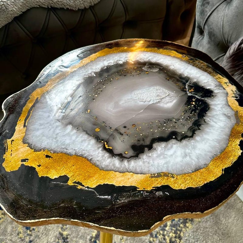 Geode Table - Etsy