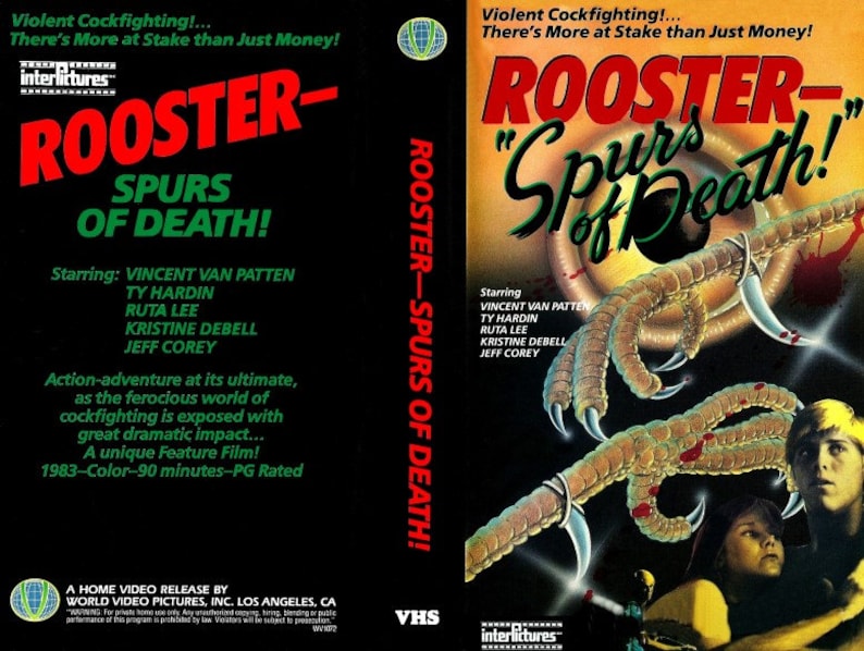 Gamefowl Movie DVD ROOSTER: Spurs of Death - Etsy