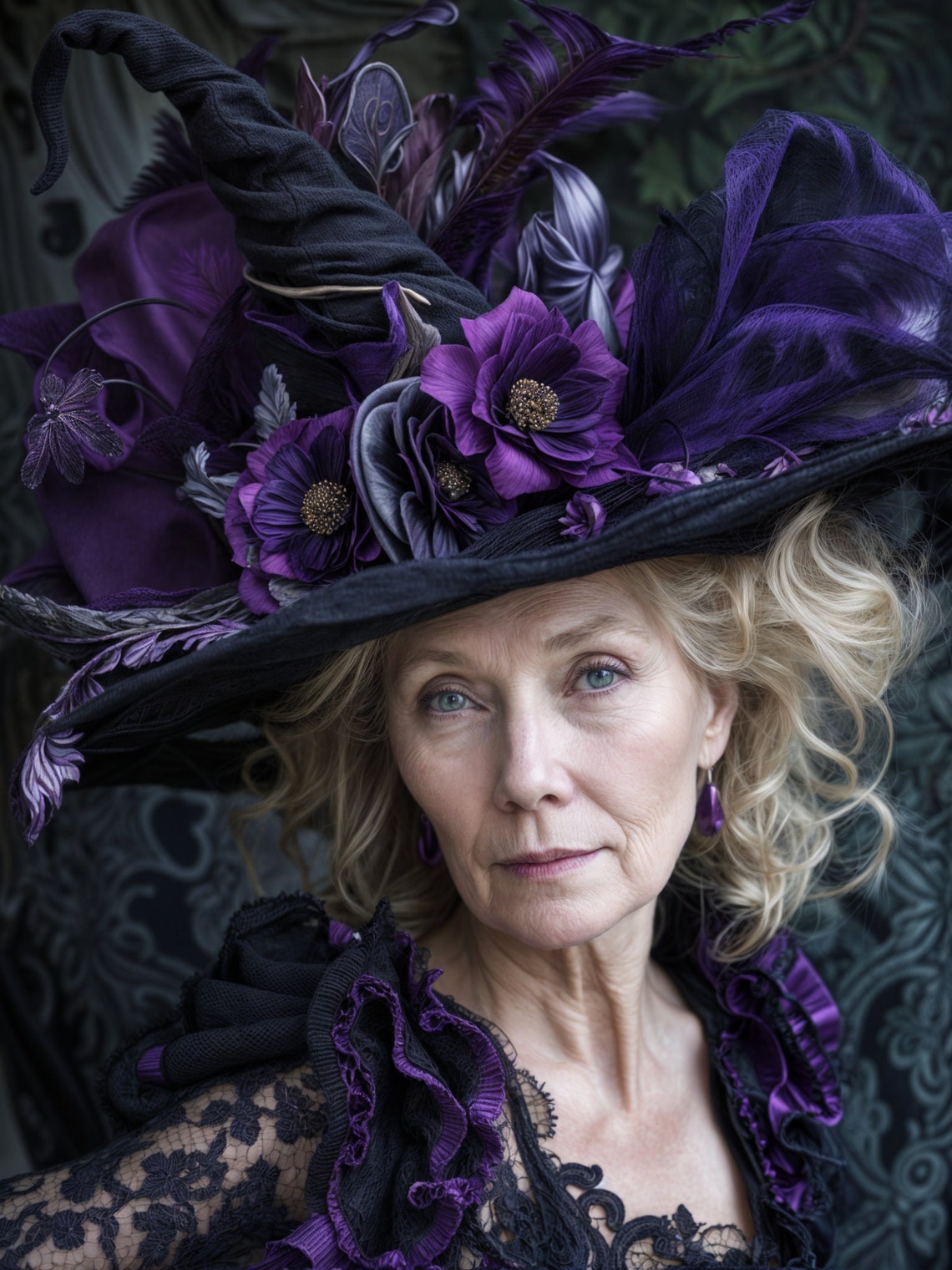 Custom Witch Portrait Personalized Witch Art From Your Selfie Unique ...