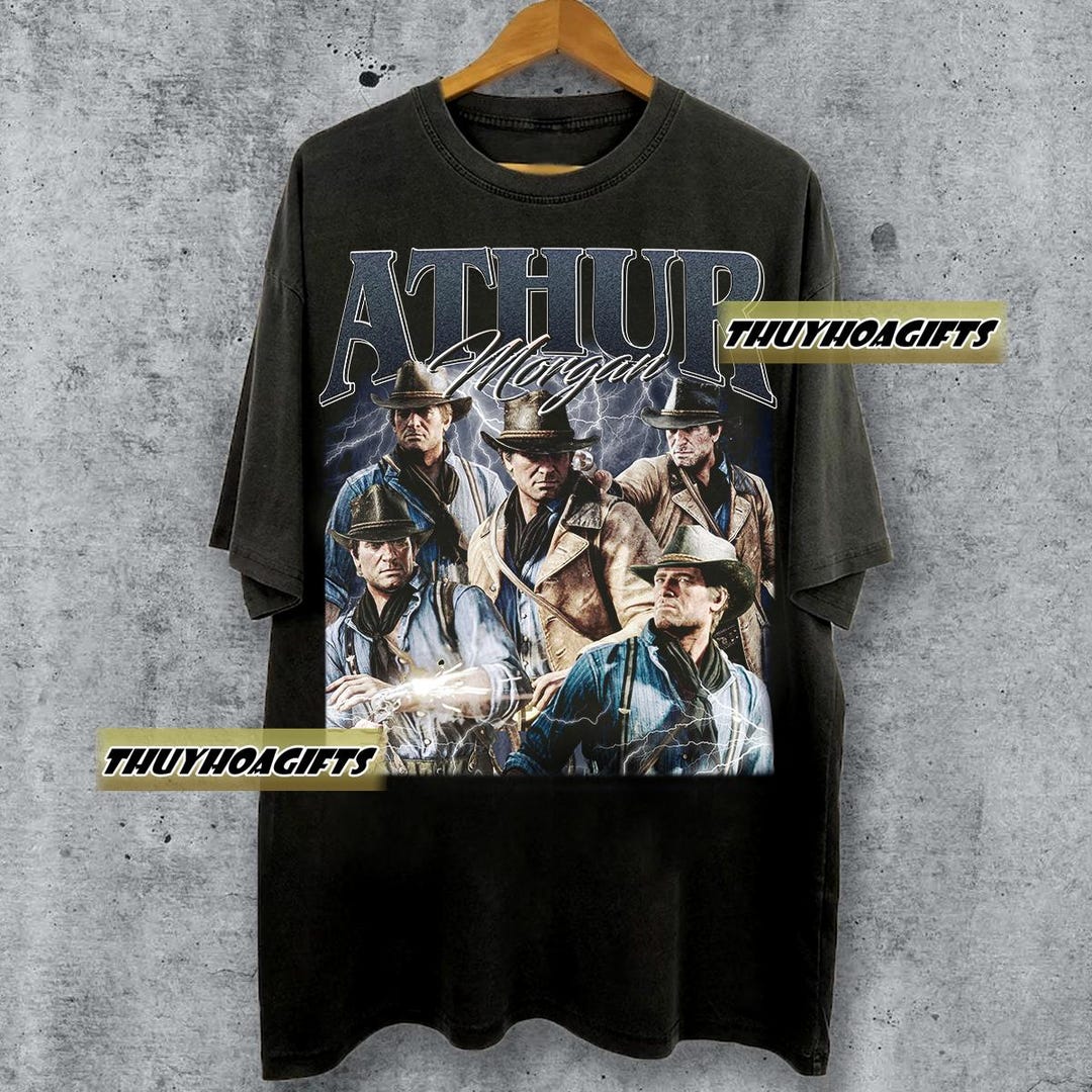 Limited Arthur Morgan Vintage 90s Bootleg T-shirt, Arthur Morgan ...