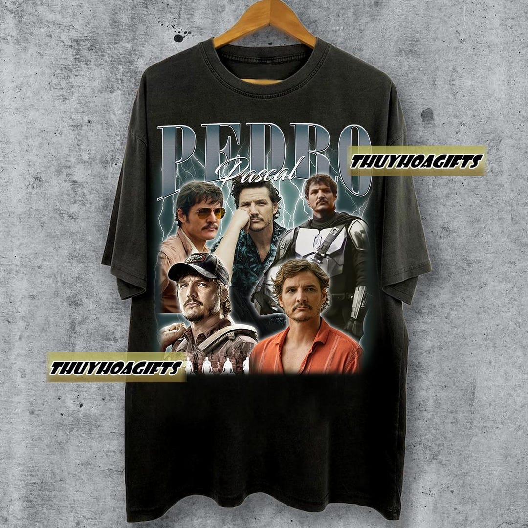 Limited Pedro Pascal Vintage 90s Bootleg T-shirt, Balmaceda Pascal ...