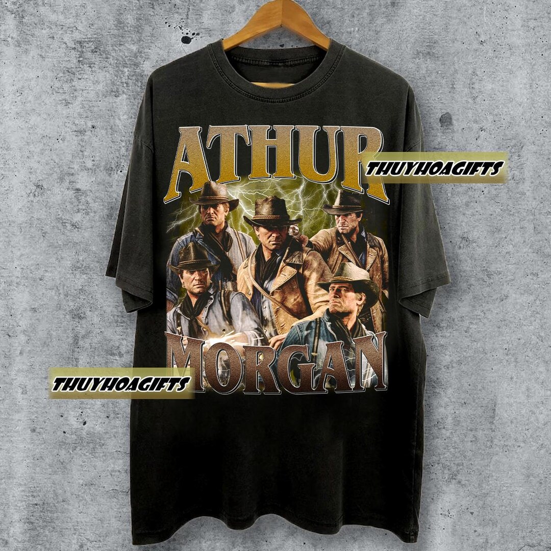 Limited Arthur Morgan Vintage 90s Bootleg T-shirt, Arthur Morgan ...