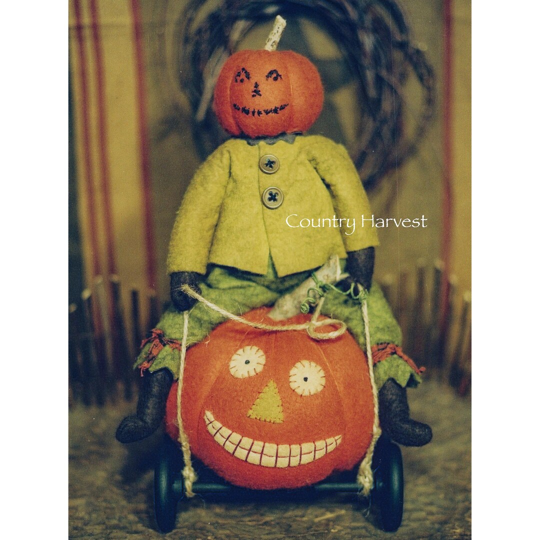 Pumpkin Whimsy Country Harvest Digital Pattern - Etsy