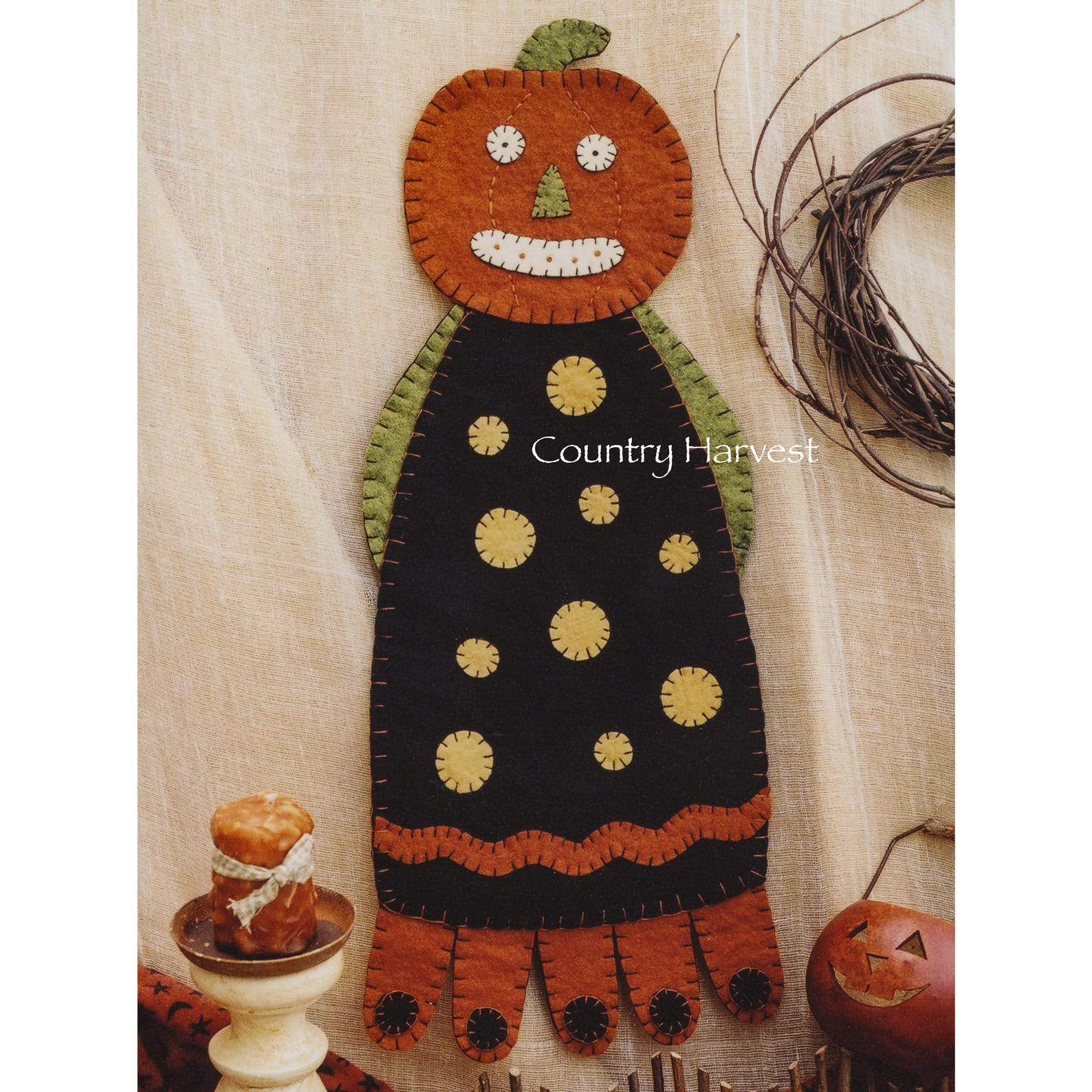 October Penny Rug Country Harvest Digital Pattern - Etsy