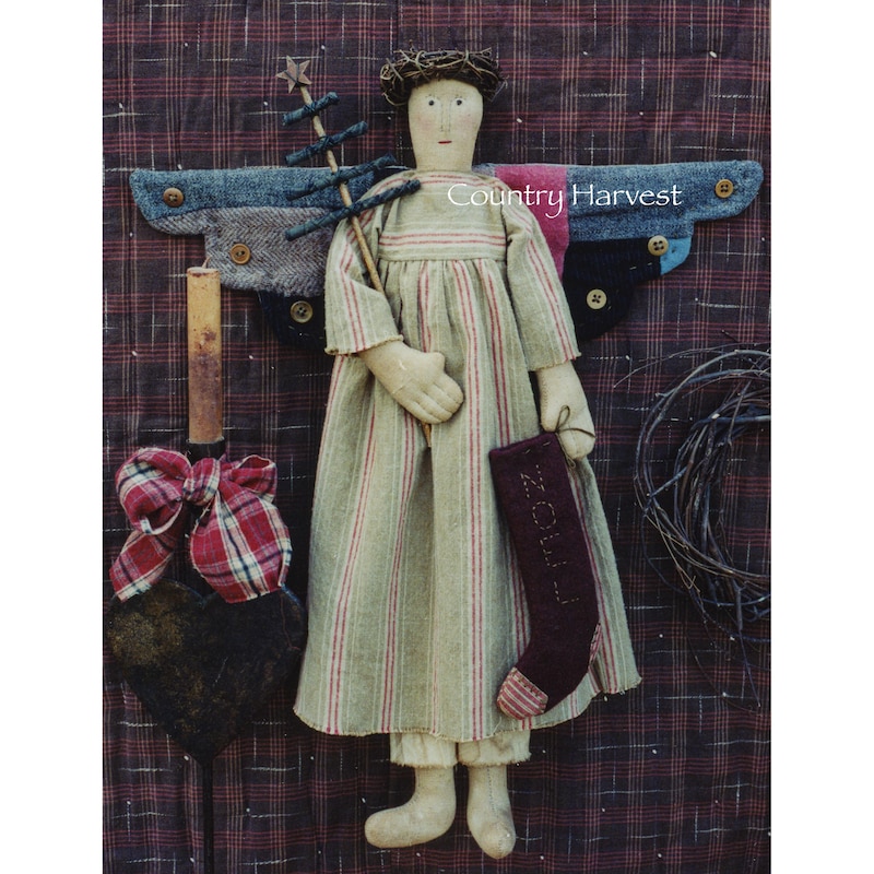 Primitive Angel Doll - Etsy