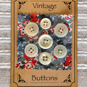Fun Vintage Fabric and Button Cards Country Harvest - Etsy