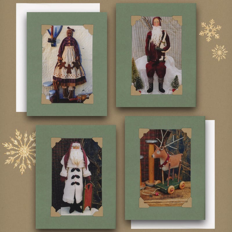 Folk Art Card - Etsy