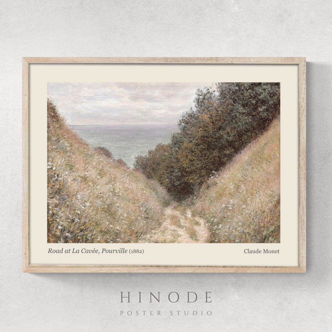 Claude Monet Landscape Painting Printed and Shipped Country Road ...