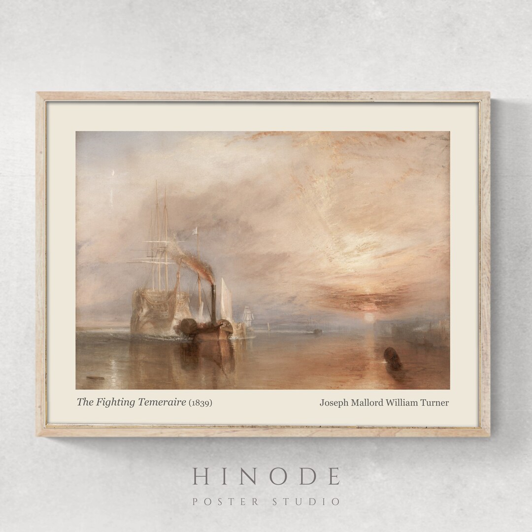 Joseph Mallord William Turner Ocean Painting | Printed and Shipped ...