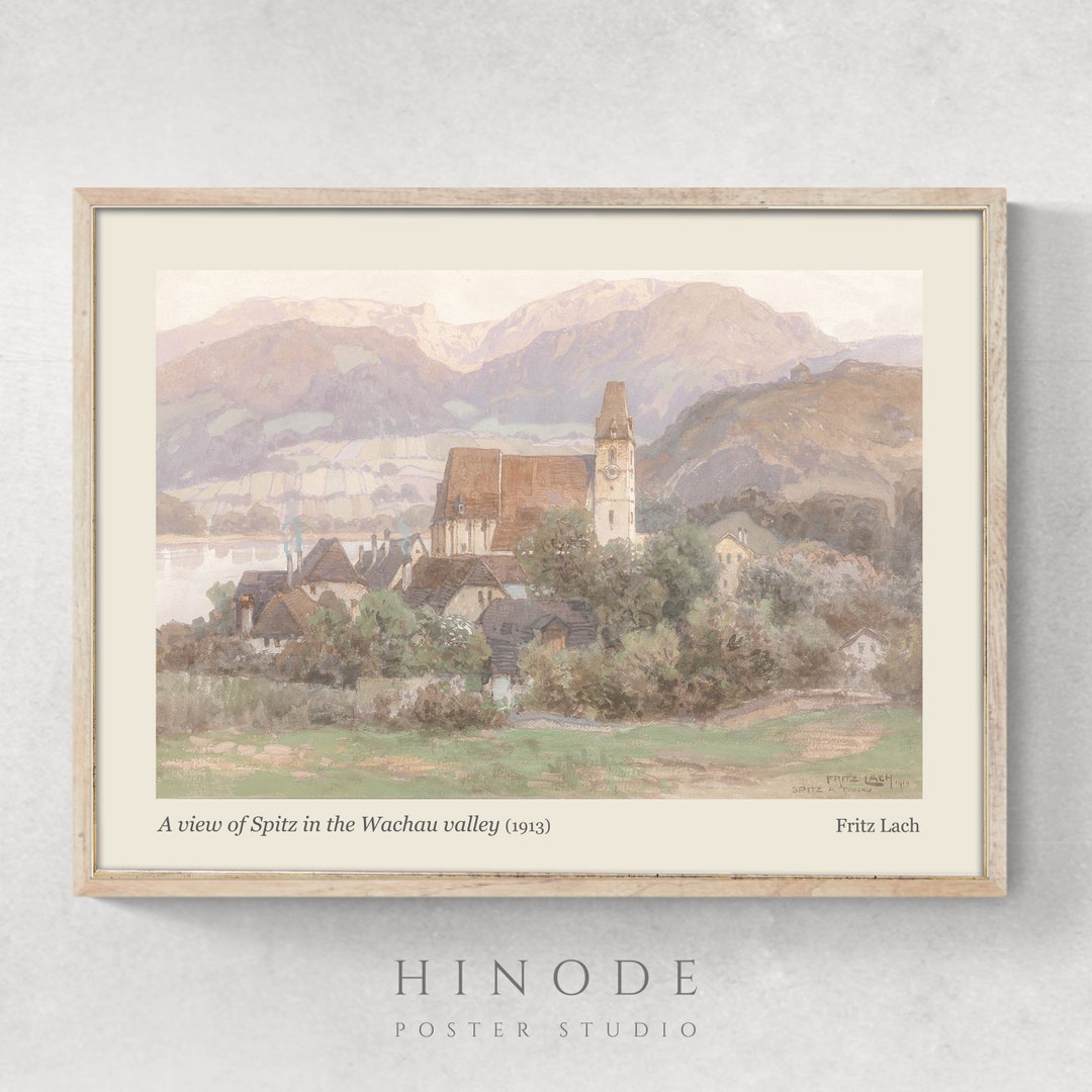Fritz Lach Landscape Painting | Printed and Shipped | House Painting ...