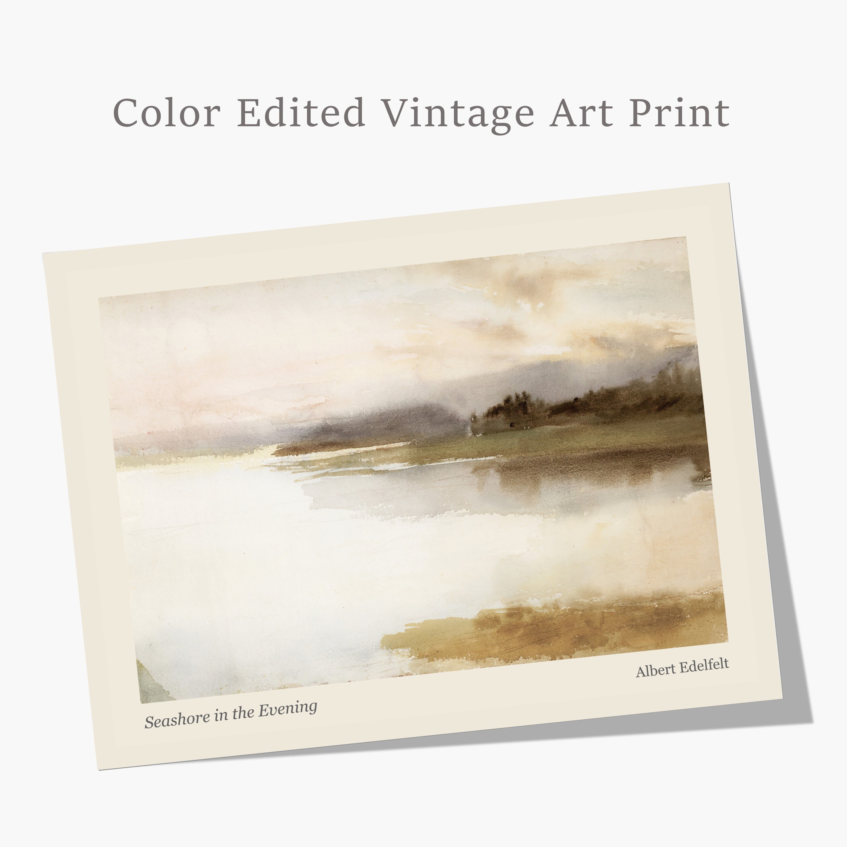 Albert Edelfelt Seascape Painting Printed and Shipped Sea Painting ...