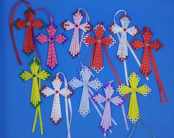 Plastic canvas crosses | Etsy