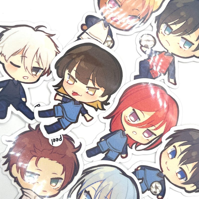 Blue Lock Stickers - Etsy