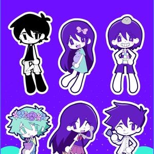 OMORI - Stickers / Sticker Sheet - Etsy