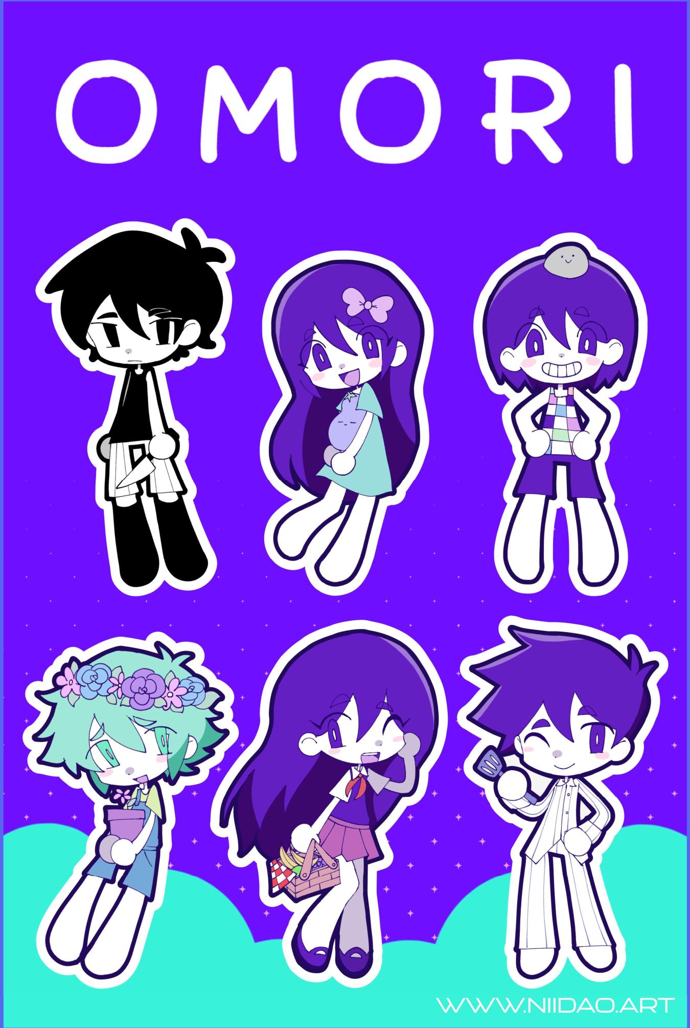 OMORI - Stickers / Sticker Sheet - Etsy