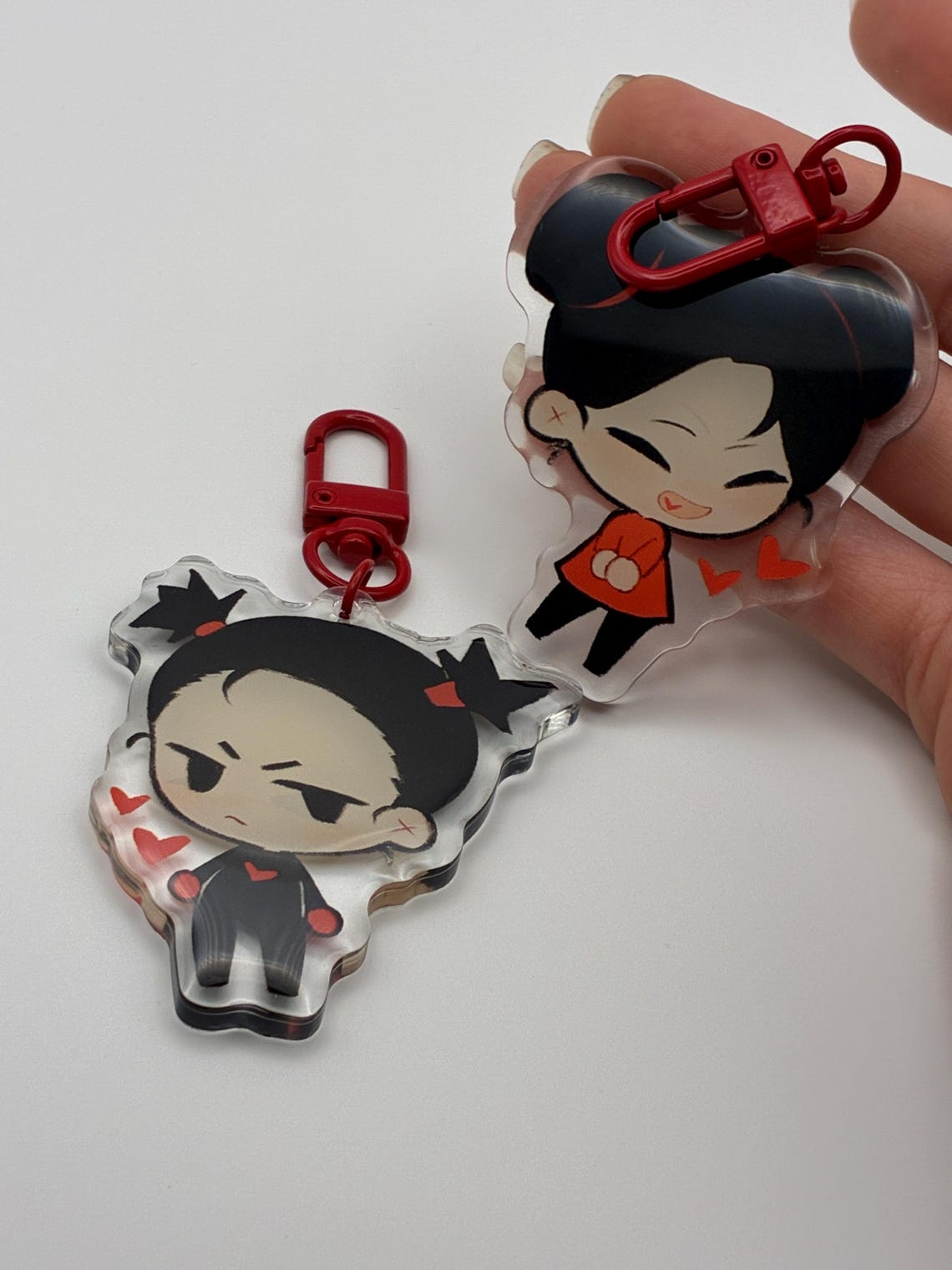 LOVERGIRL AND NINJA - Acrylic Keychains - Etsy