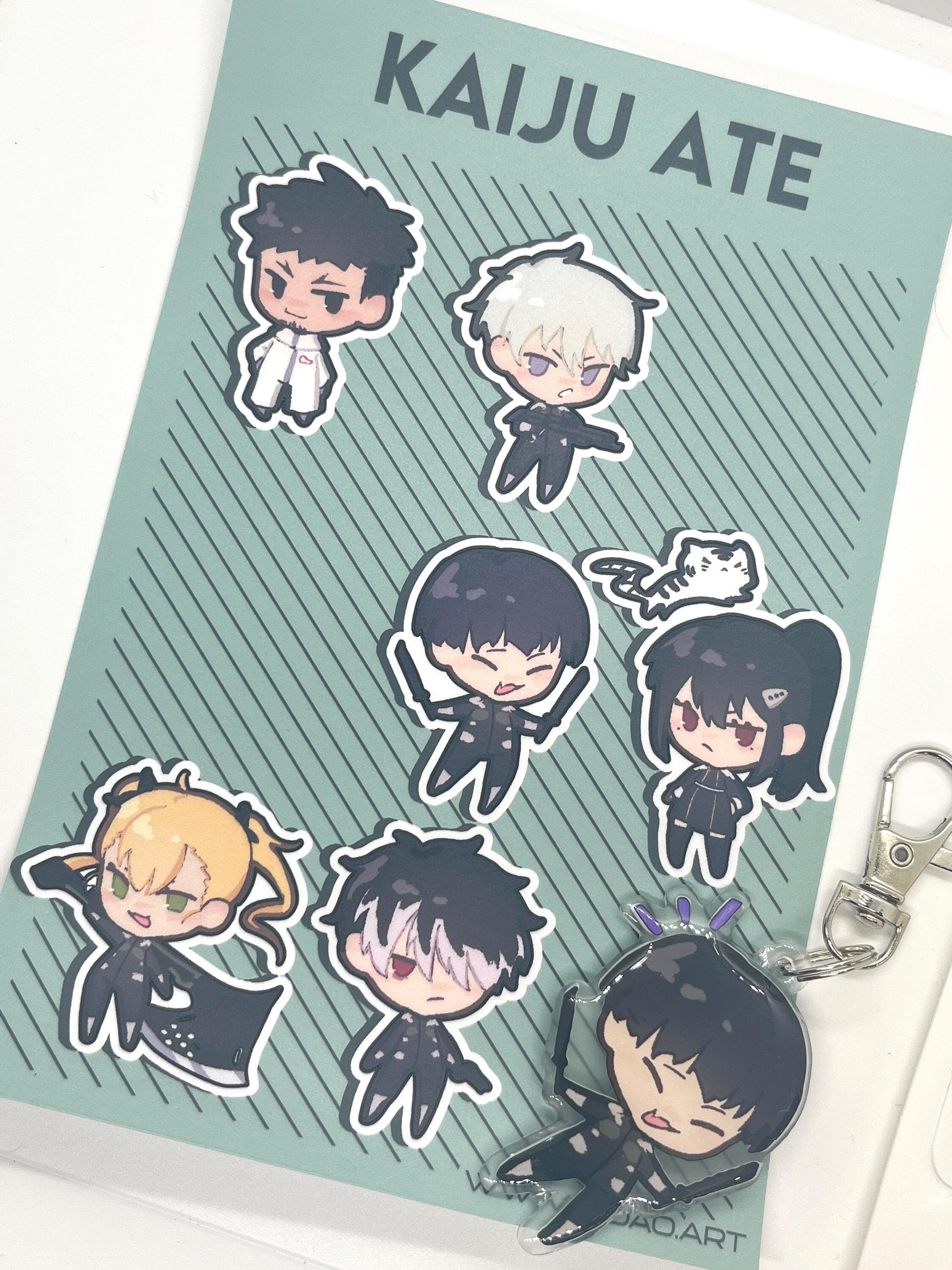 Kaiju Ate Stickers / Sticker Sheet - Etsy