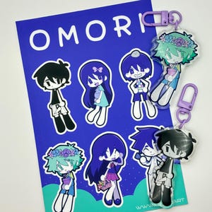 OMORI - Acrylic Keychains - Etsy