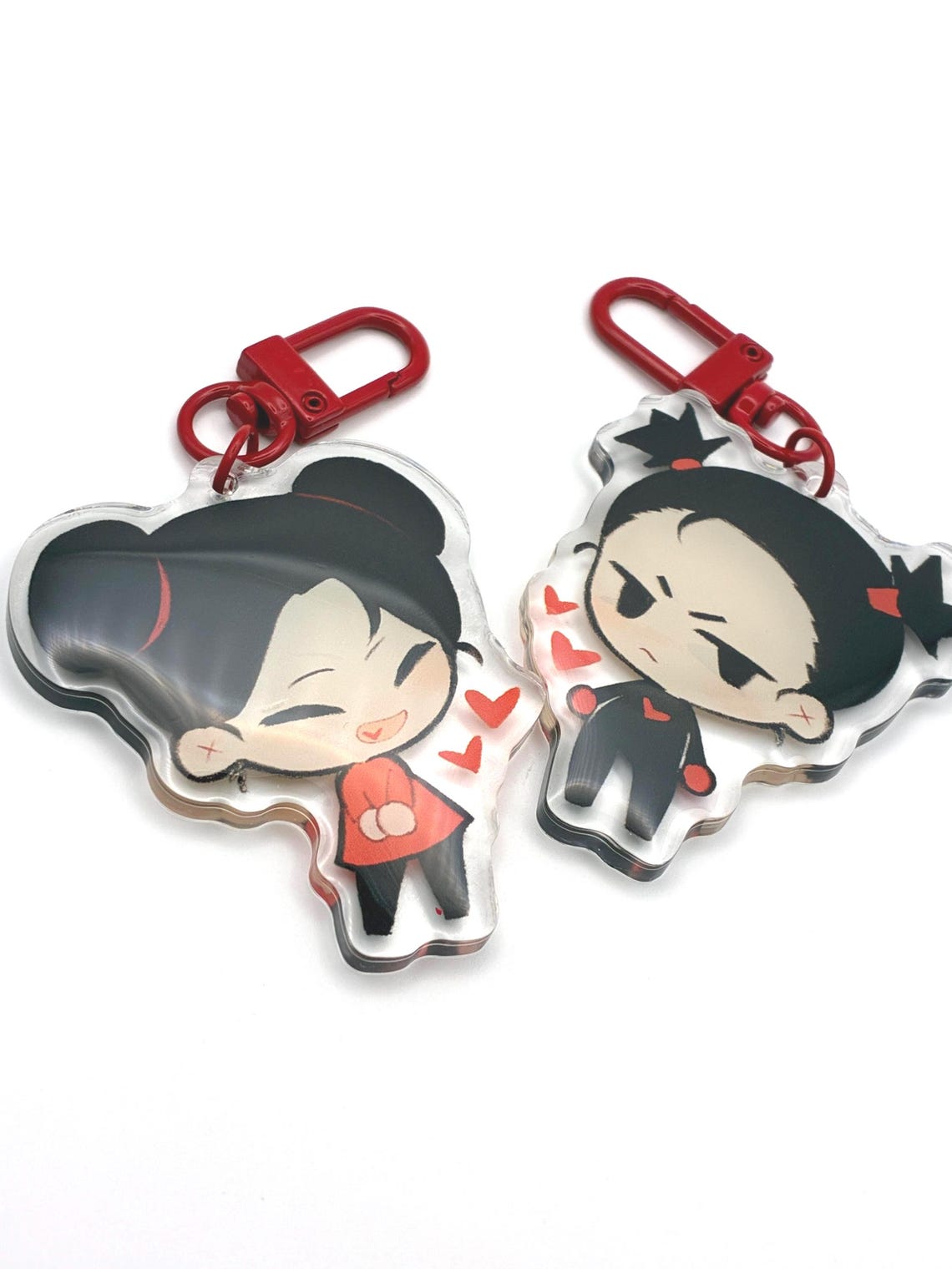 LOVERGIRL AND NINJA - Acrylic Keychains - Etsy