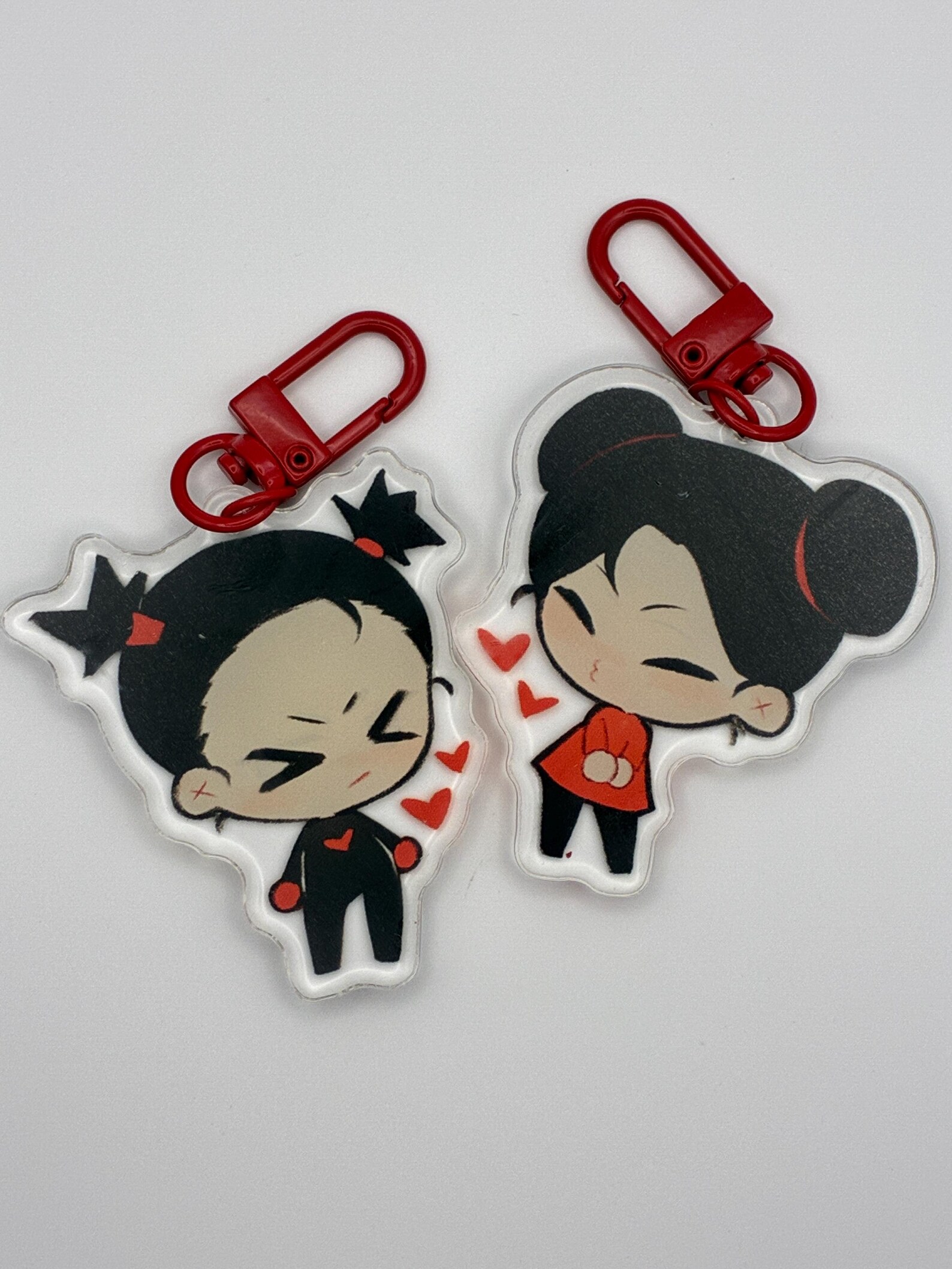 LOVERGIRL AND NINJA - Acrylic Keychains - Etsy