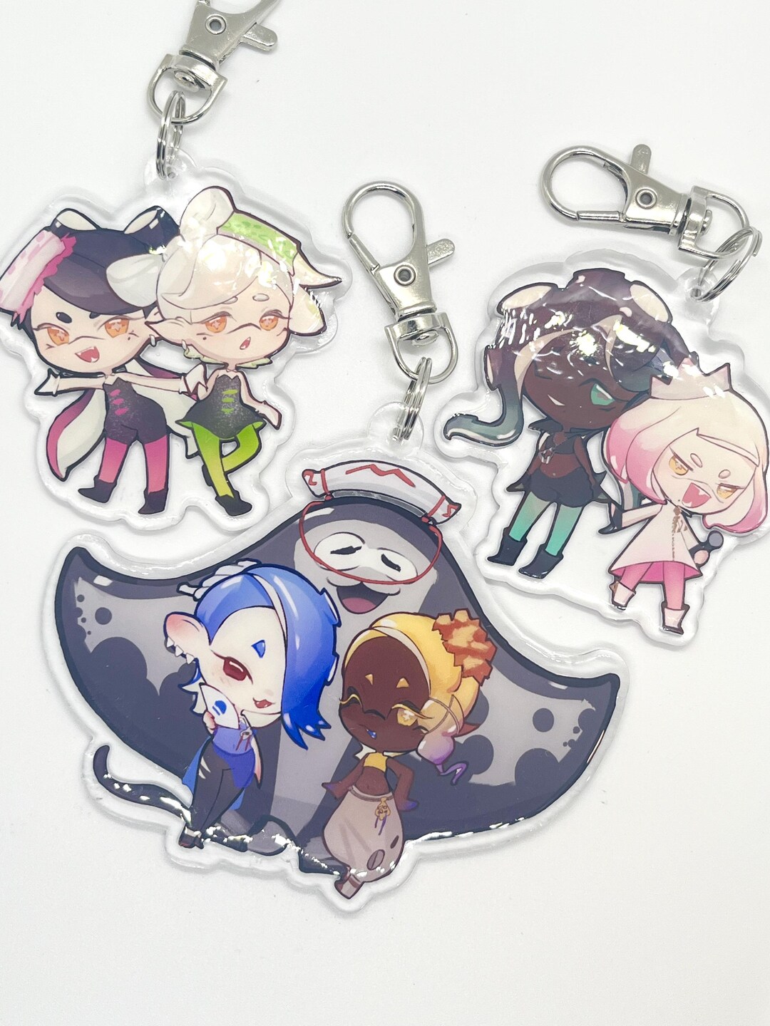 SPLAT IDOLS Keychain / Sticker Set - Etsy