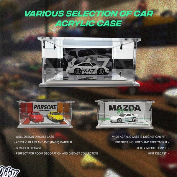 Diecast Frame Acrylic Display Case Unique Personalized Acrylic Case ...