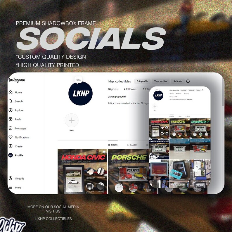 Car Portrait Frame Room Decoration Wall Art Unique Design Frame ...