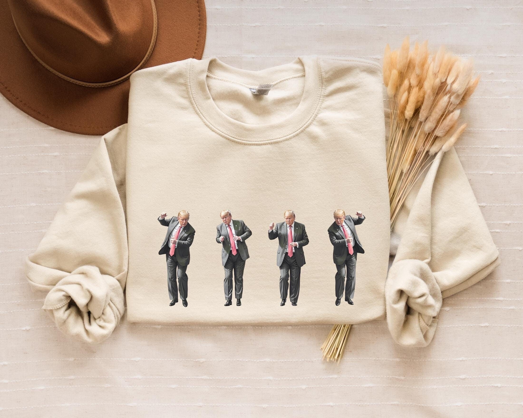 Dancing Trump Sweatshirt, Funny Trump Shirt, Trump Pajama Pants Men ...