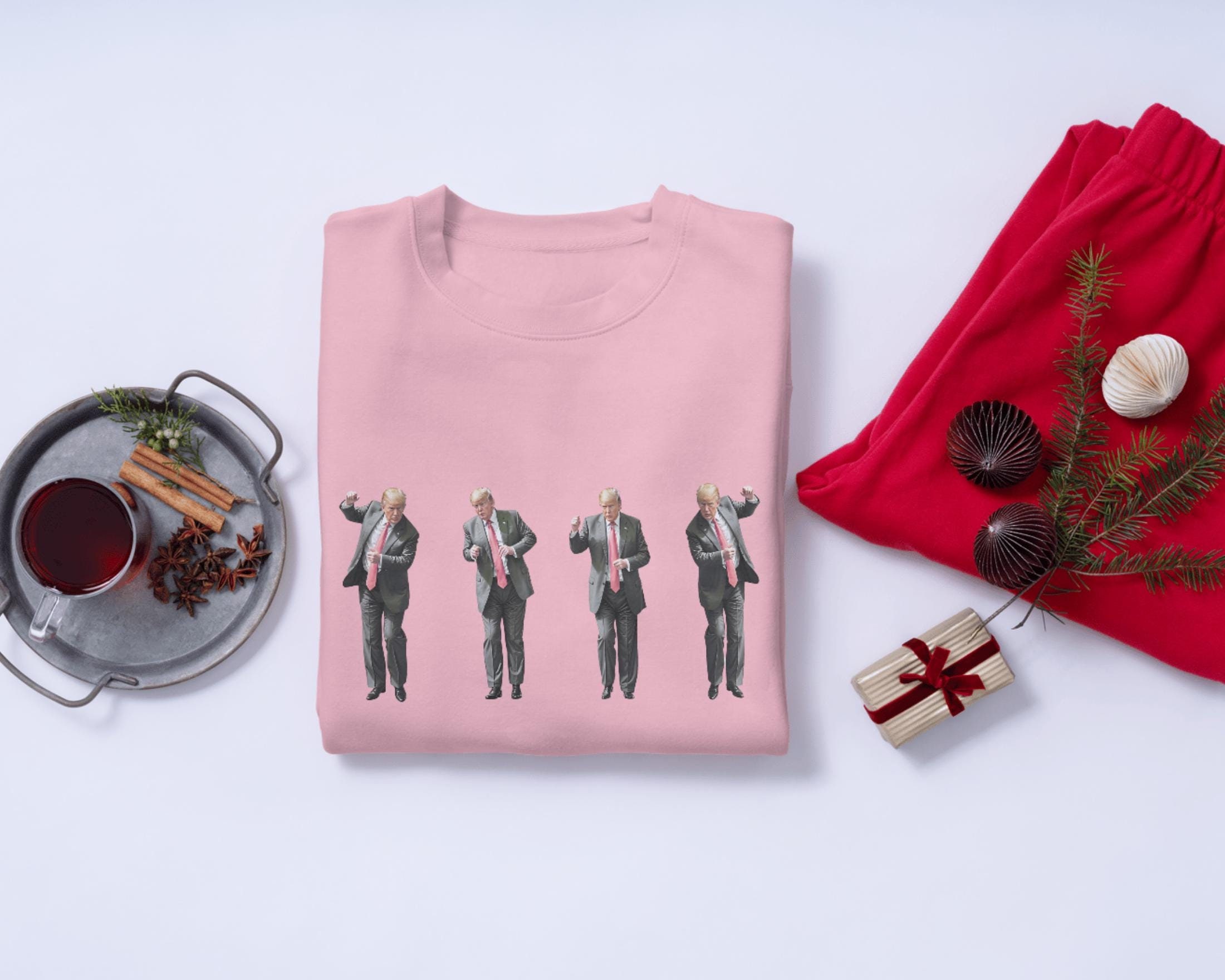 Dancing Trump Sweatshirt, Funny Trump Shirt, Trump Pajama Pants Men ...