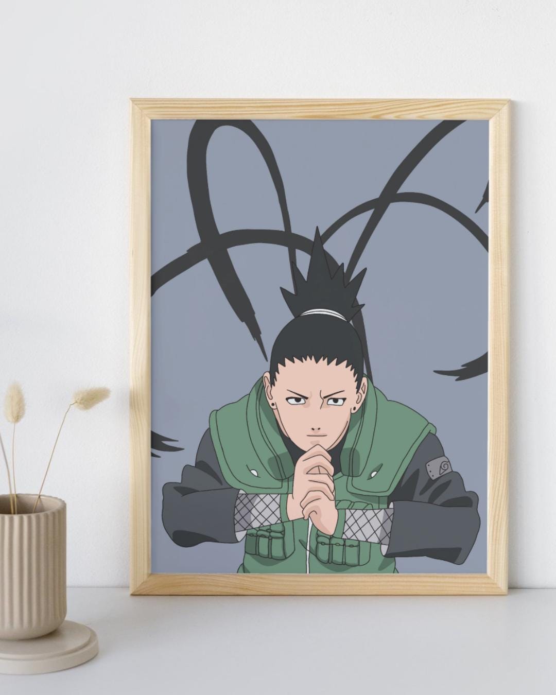 Shikamaru Poster digital - Etsy