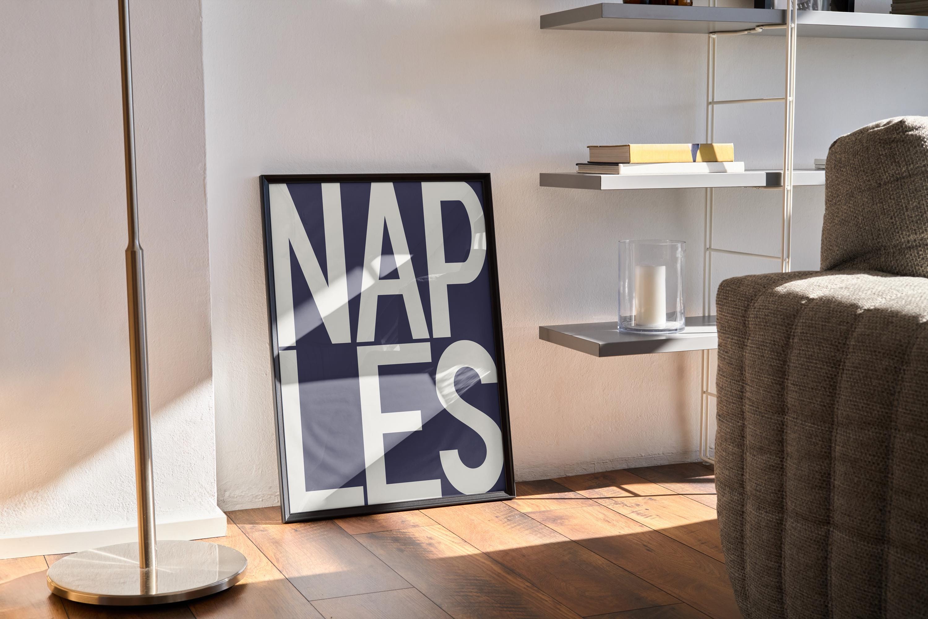 Naples Print, Coastal Naples Wall Art, Florida Minimal Poster, Naples ...