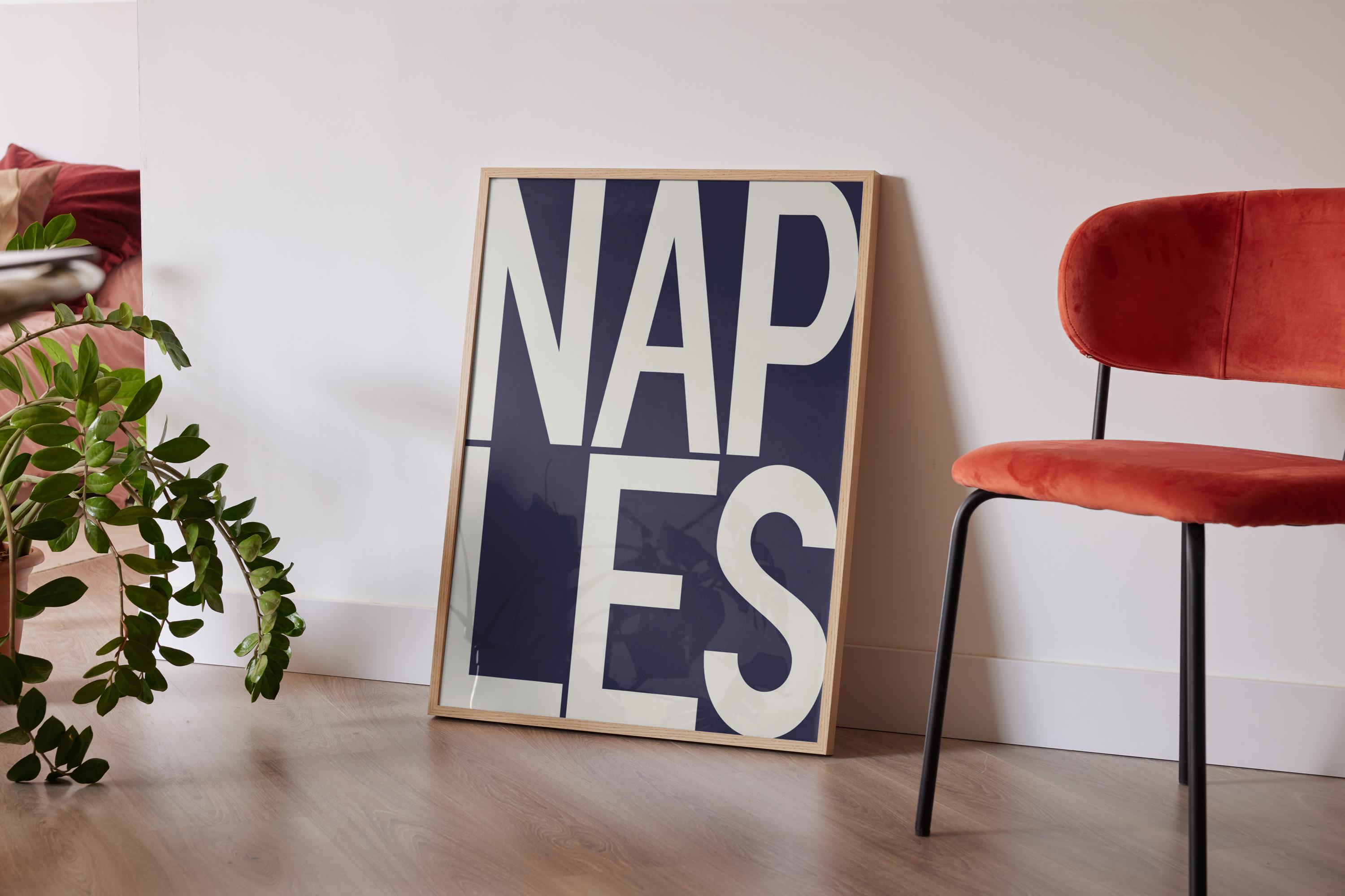 Naples Print, Coastal Naples Wall Art, Florida Minimal Poster, Naples ...