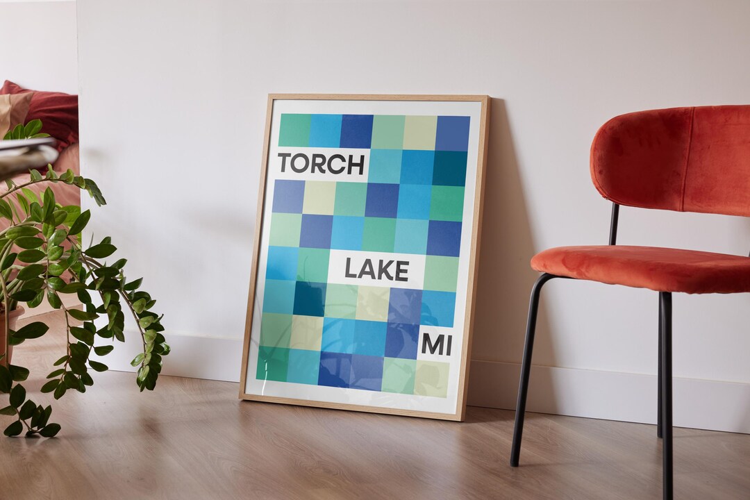 Torch Lake Michigan Print, Aesthetic Torch Lake Wall Art, Torch Lake ...
