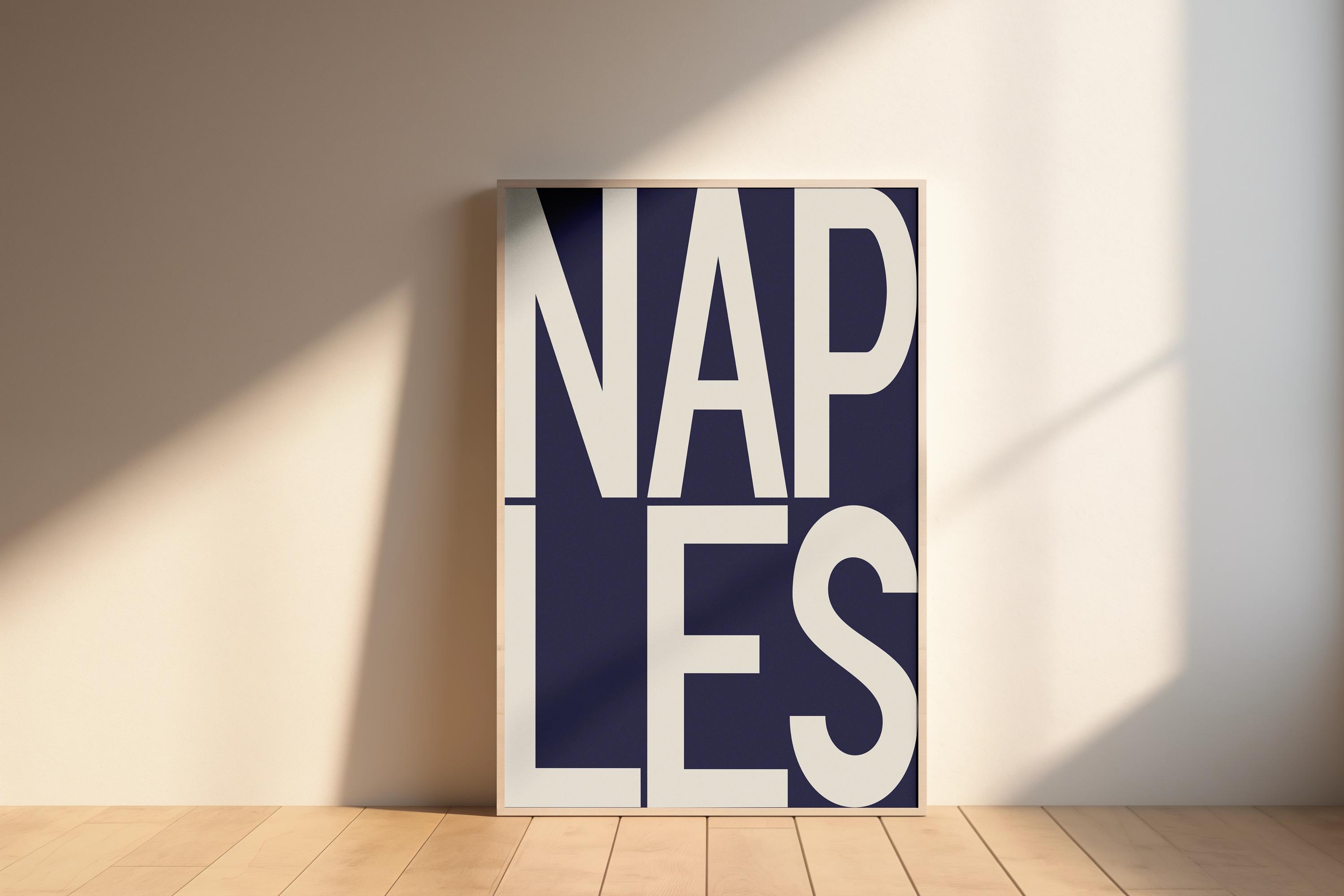 Naples Print, Coastal Naples Wall Art, Florida Minimal Poster, Naples ...