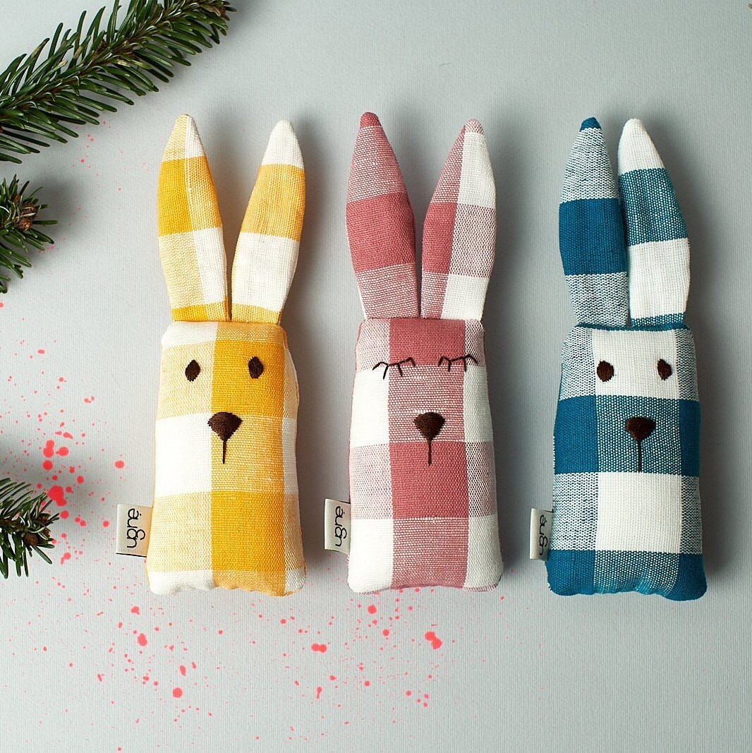 Bunny Rabbit Rattle Baby Toy - Etsy