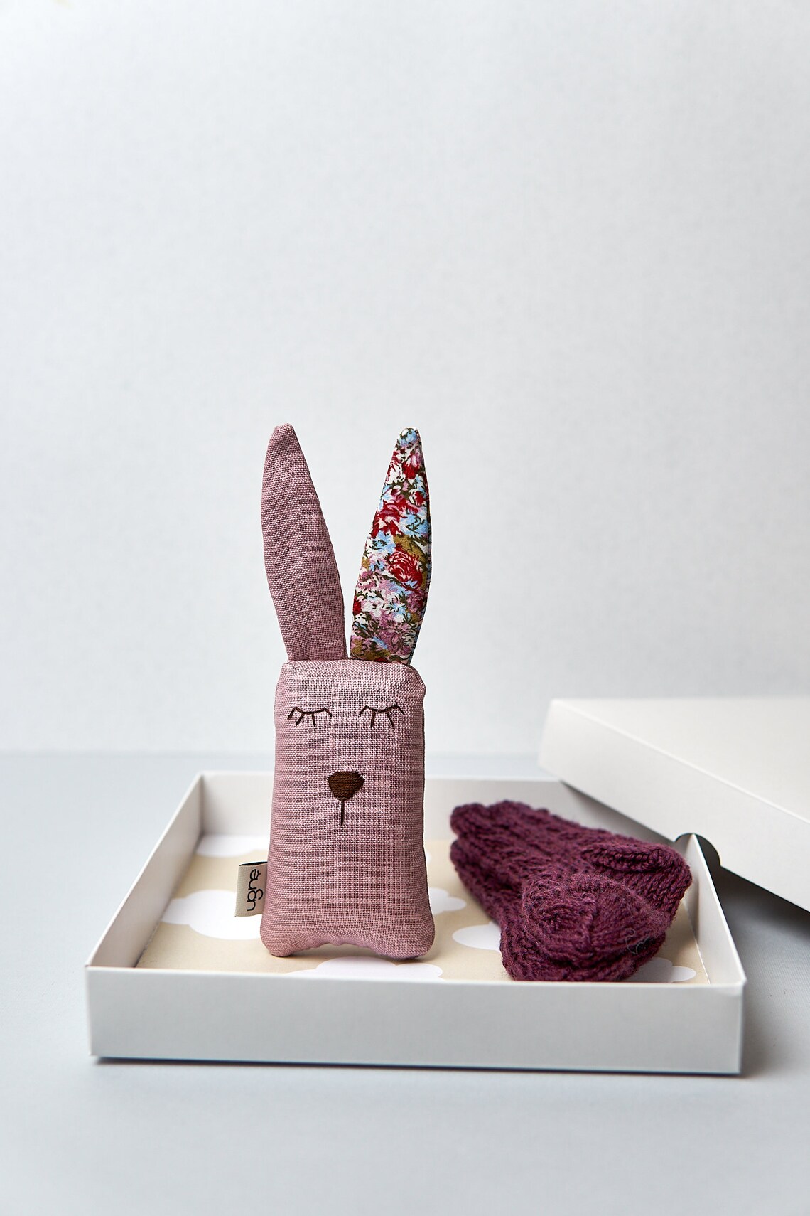 Ash Rose Baby girl gift set Easter Bunny rattle toy Cute | Etsy