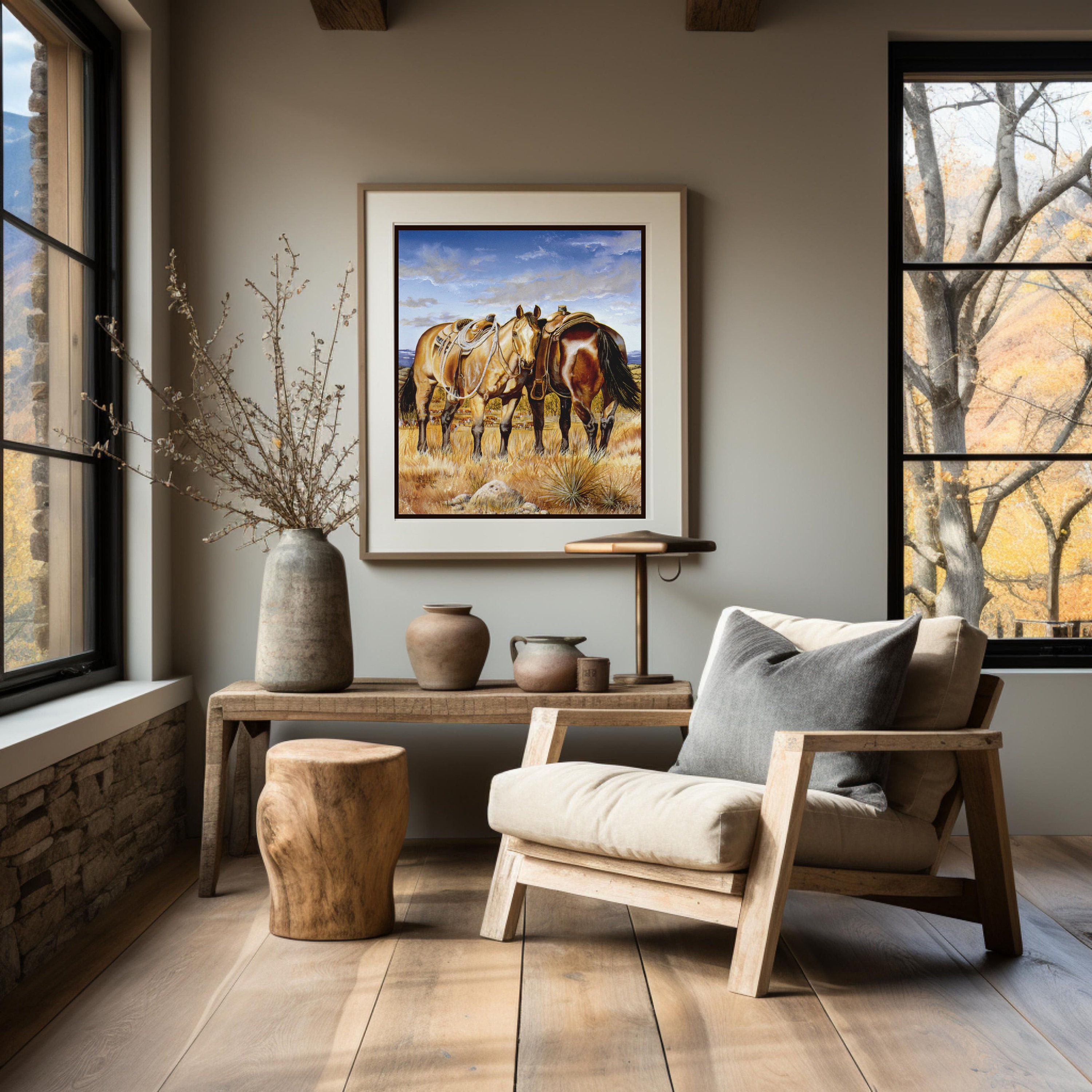 Limited Edition Quarter Horses Print, Ranch Western Art, Signed ...