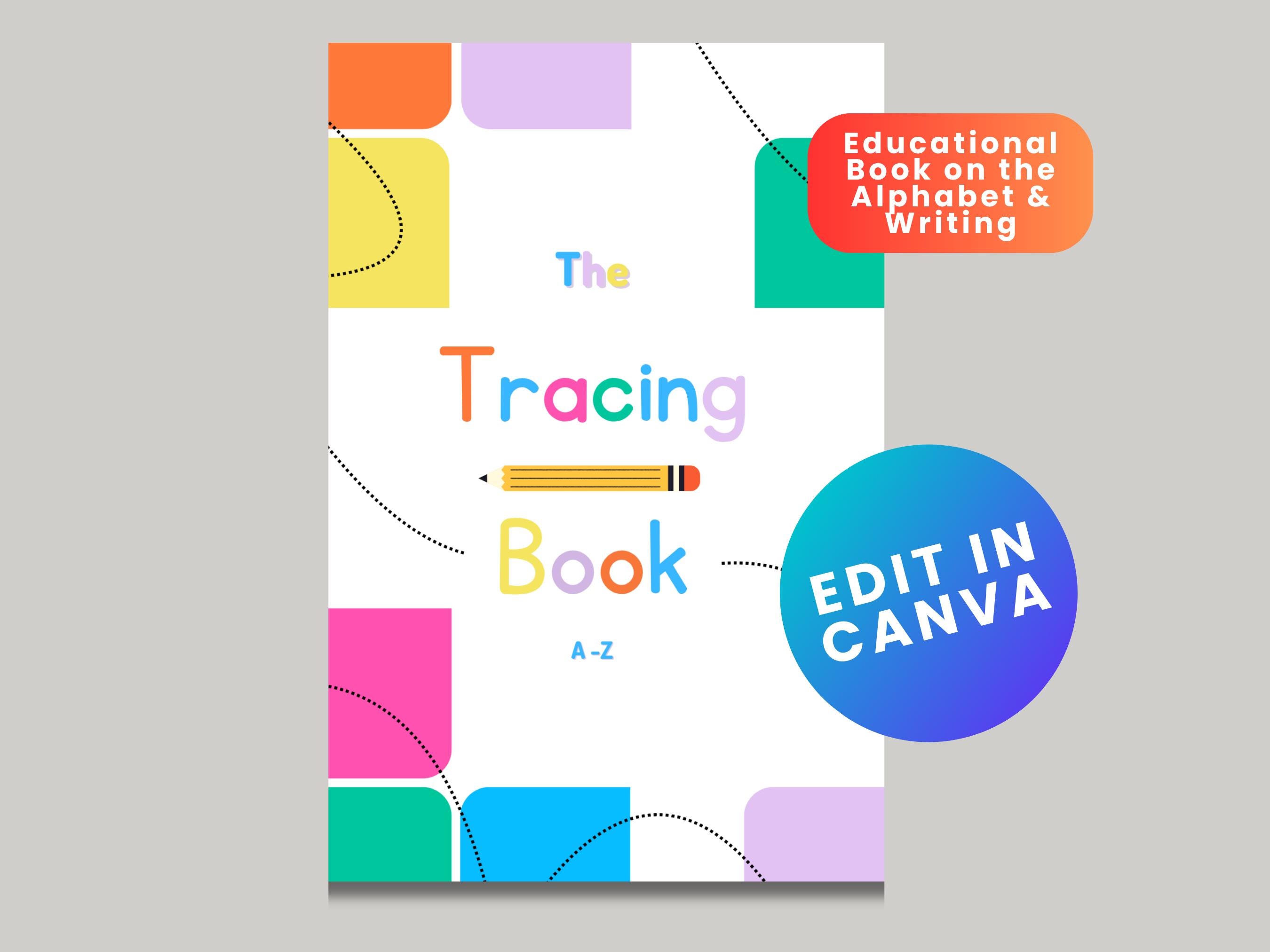 Alphabet Tracing Busy Book Printable for Toddler, Preschool Alphabet ...