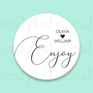 Custom, Enjoy Stickers, Birthday, Cookie Stickers, (item #2), Packaging ...
