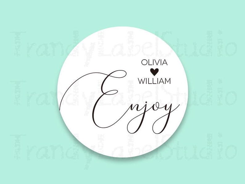 Custom, Enjoy Stickers, Birthday, Cookie Stickers, (item #2), Packaging ...