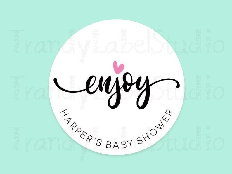 Custom, Enjoy Stickers, 2 2.5 3inch, Packaging Stickers, Handmade ...