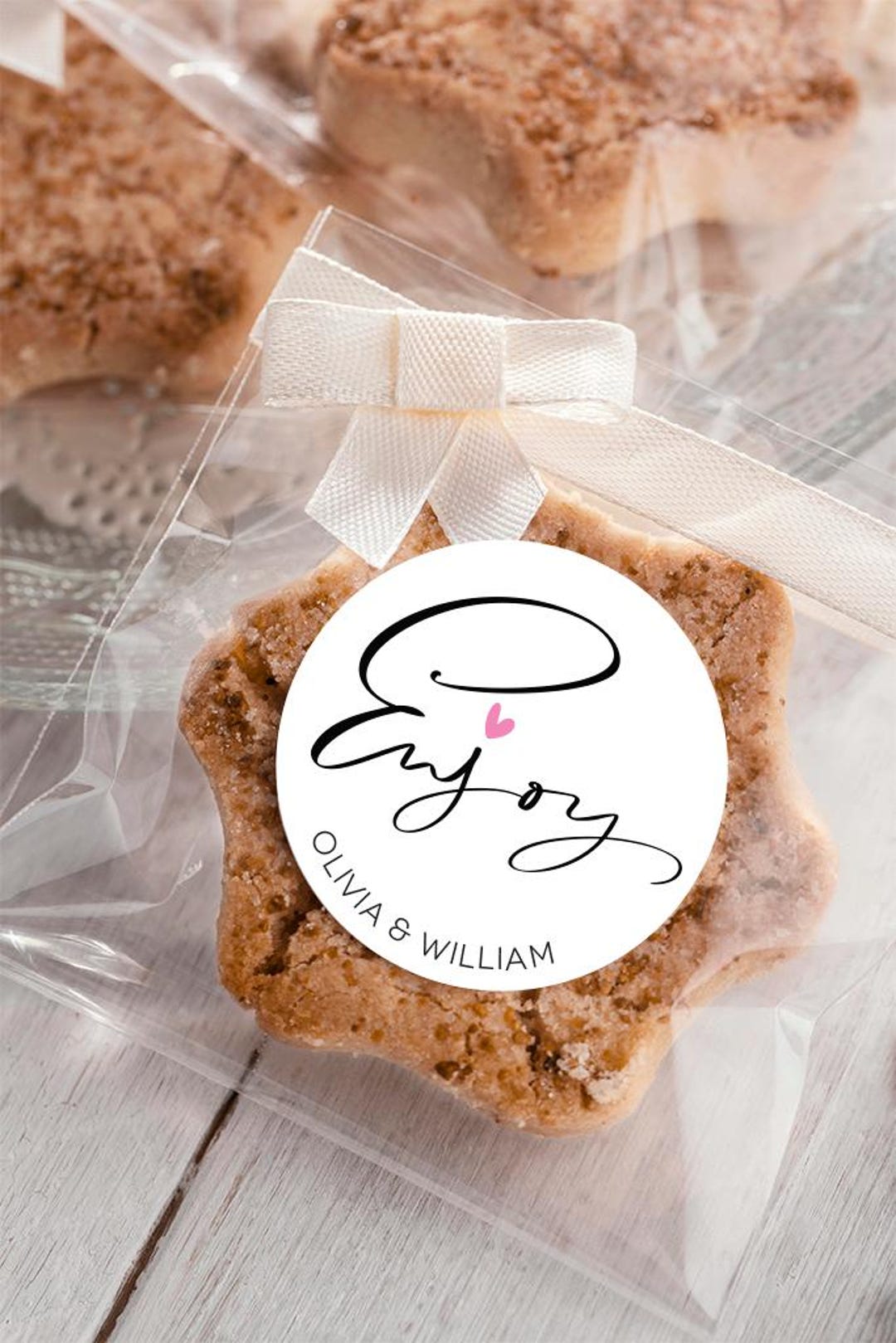 Custom, Enjoy Stickers, (item #4),, Packaging Stickers, Handmade ...