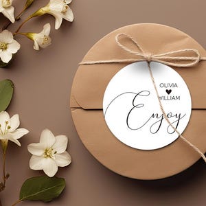 Custom, Enjoy Stickers, Birthday, Cookie Stickers, (item #2), Packaging ...