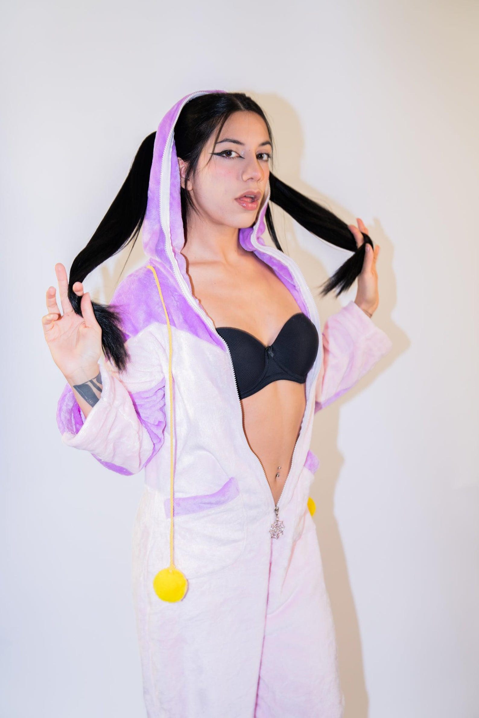 Street Fighter Juri Costume for Cosplay |halloween | Onesie + Spider Black Bra 3 Piece - Etsy