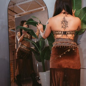 Seraphic Oasis Princess Rave Outfit | Bra + Wrap Skirt 2 Piece Festival ...